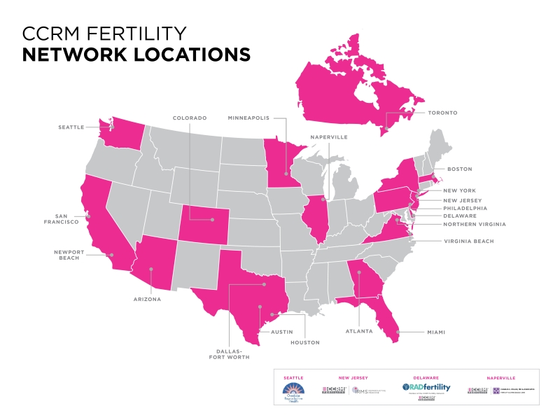 Our Local Fertility Clinics and Reproductive Centers | CCRM Fertility