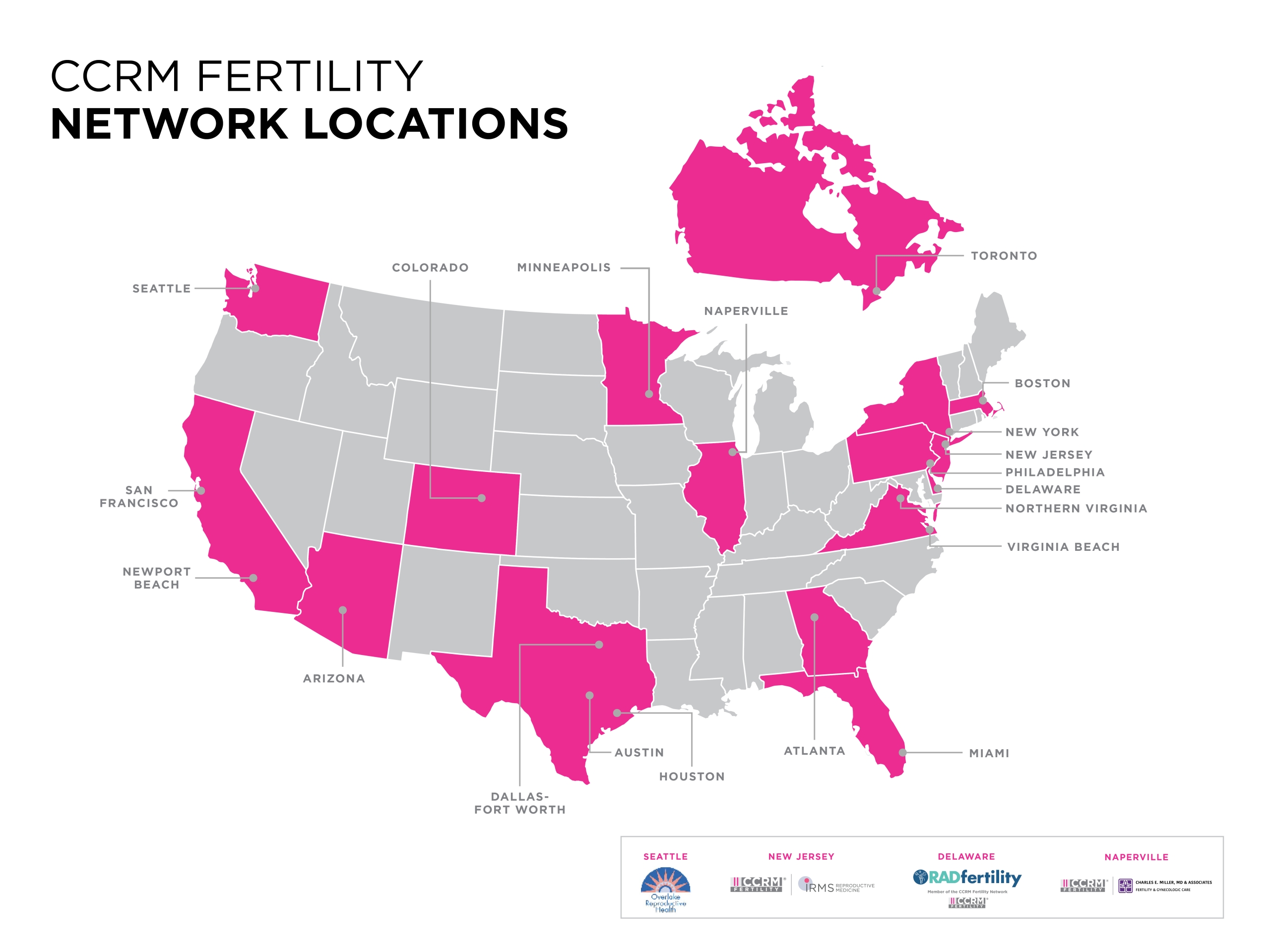 Our Local Fertility Clinics and Reproductive Centers | CCRM Fertility